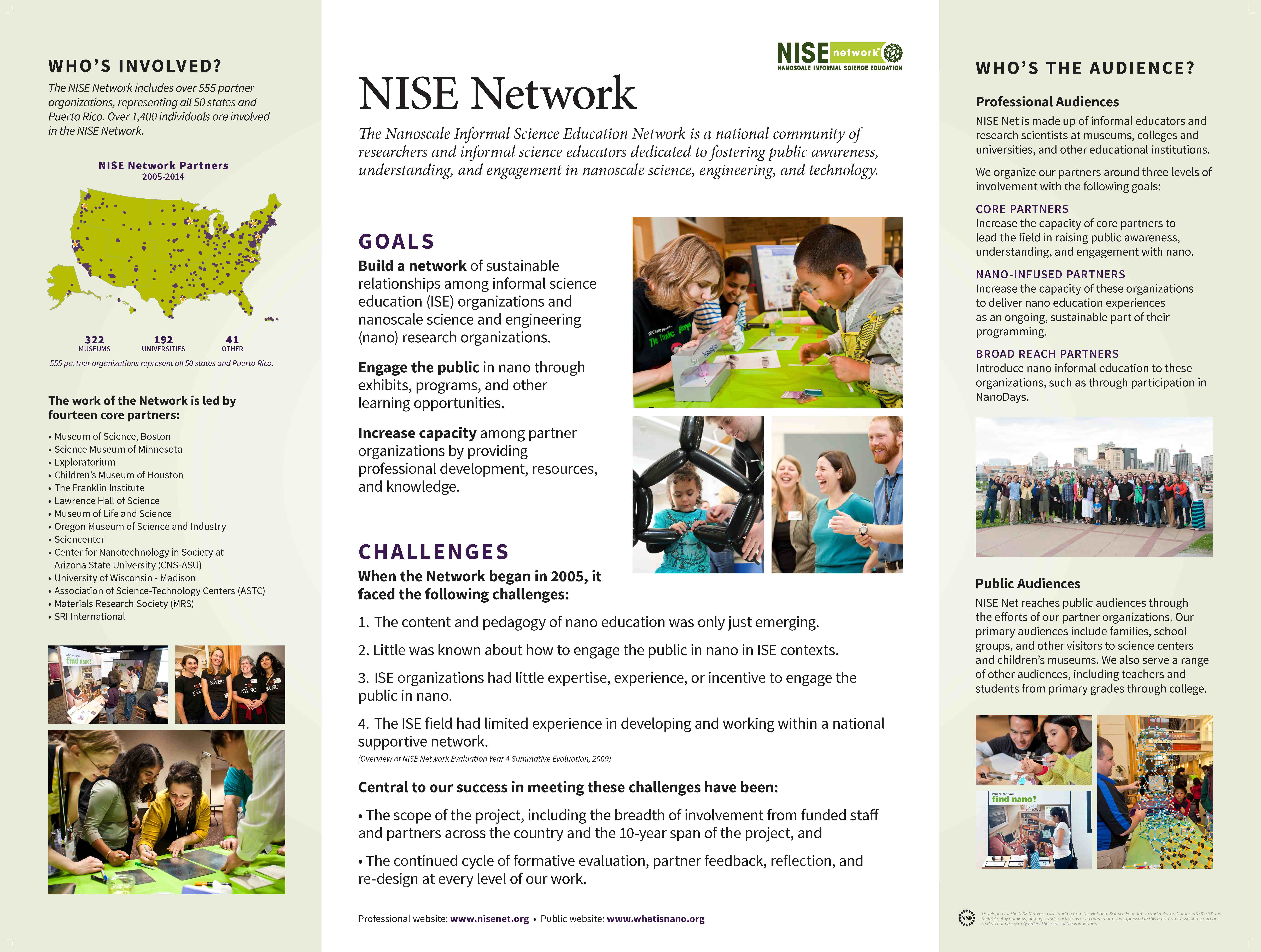 NISE Network posters presented at the CAISE NSF AISL PI meeting | NISE Network